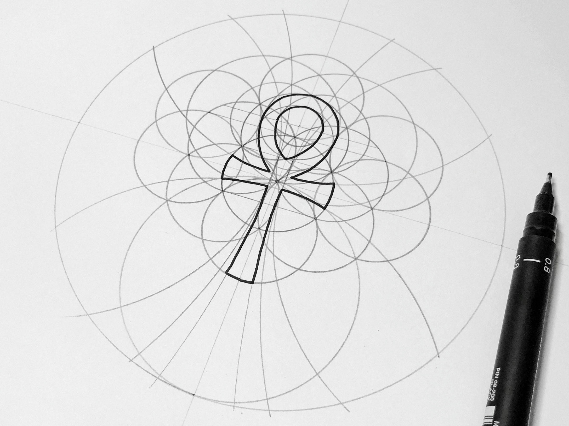 How to Draw The Ankh Using Sacred Geometry ...