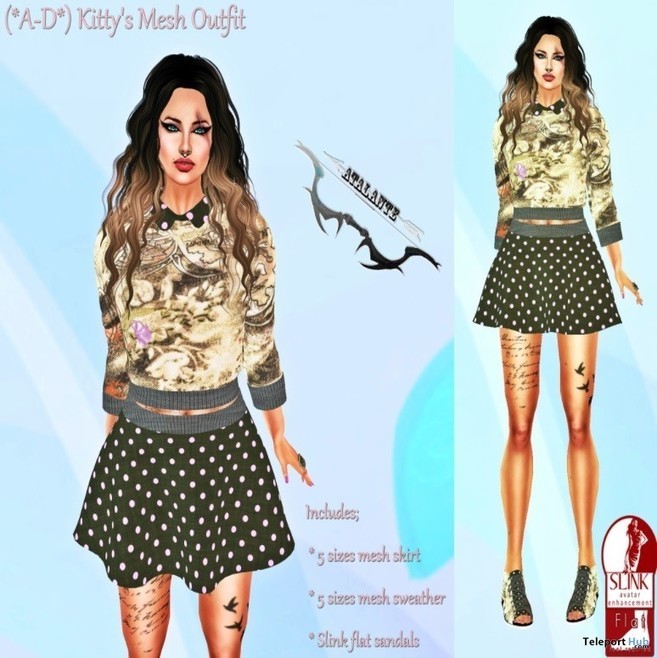 Kitty Mesh Outfit Teleport Hub Group Gift by At...