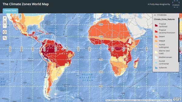 Interactive Climate Map | Stage 5 Biomes and S...