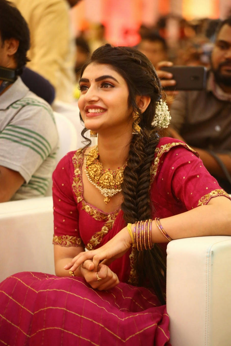 Samantha Half Saree Jabardasth