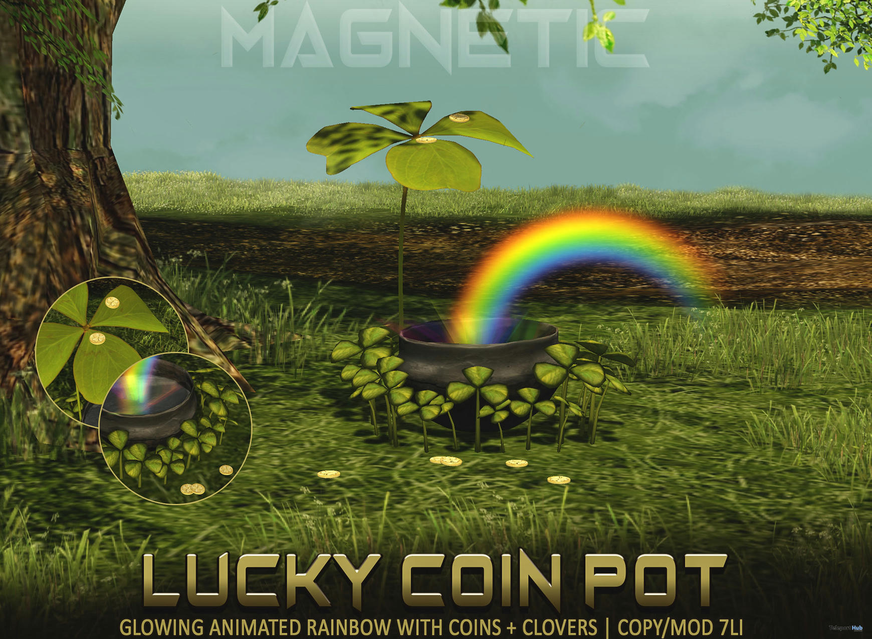Lucky Coin Pot March 2023 Group Gift by Magneti...