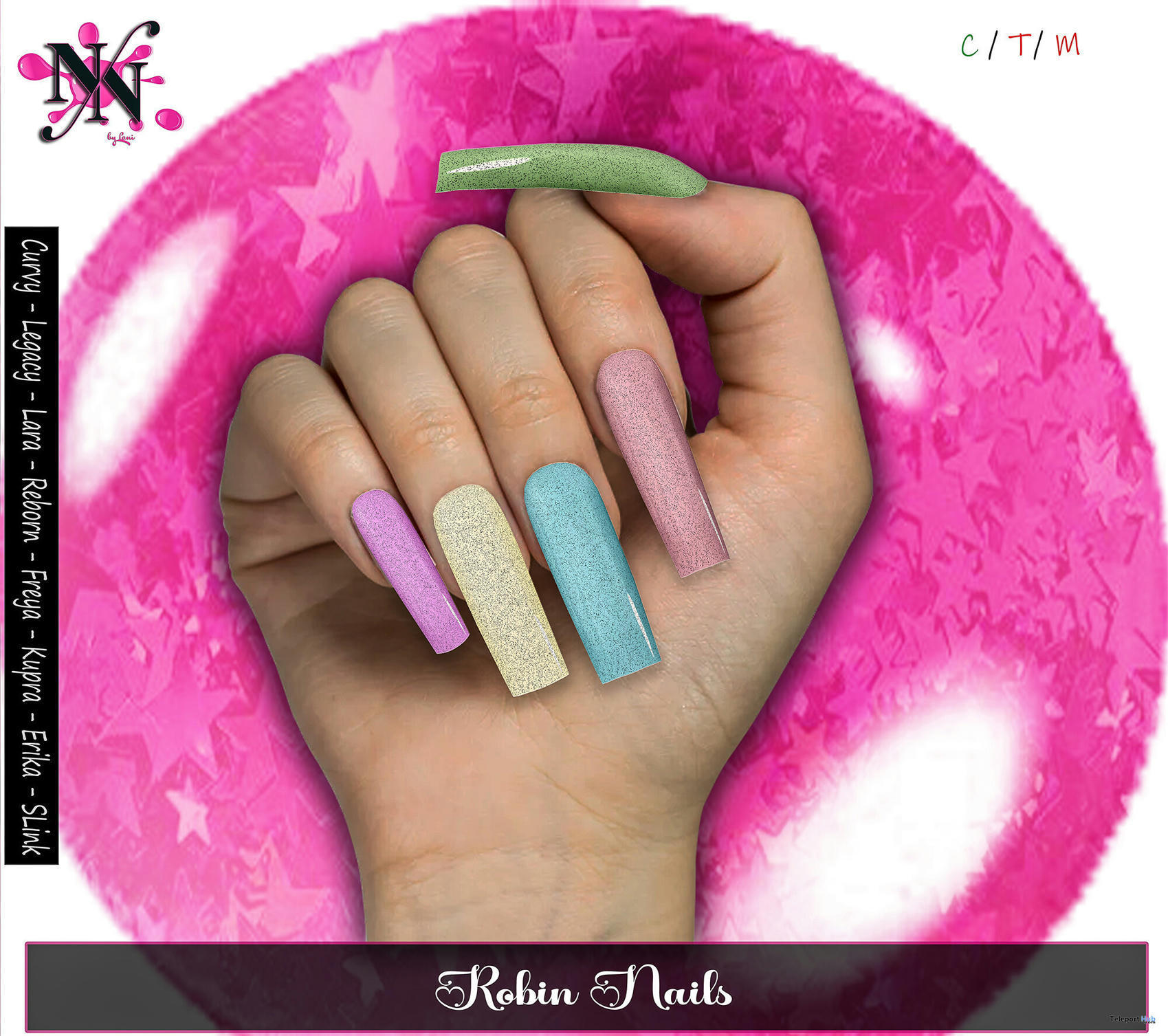 Robin Nails April 2023 Group Gift by NN Nails