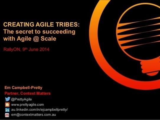 Creating Agile Tribes: The secret to succeeding...