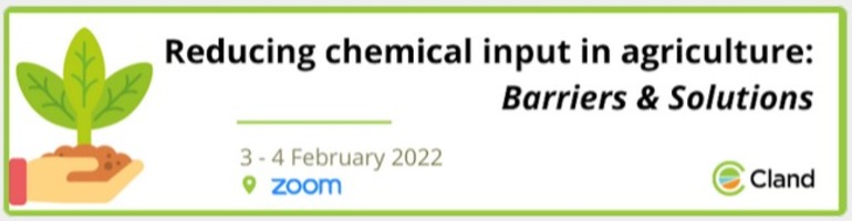 SAVE THE DATE - Reducing chemical input in agri...