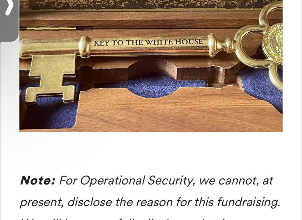 Top Qanon Influencer Raffles White House Key