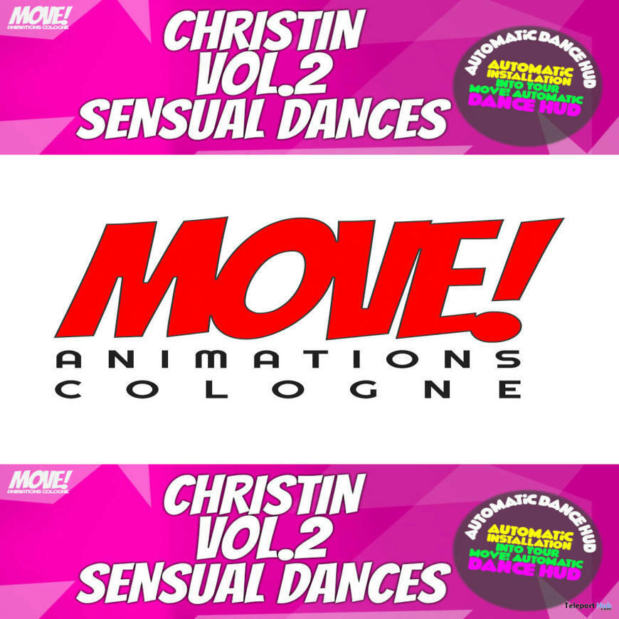 New Release: Christin Vol 2 Dance Pack by MOVE!...