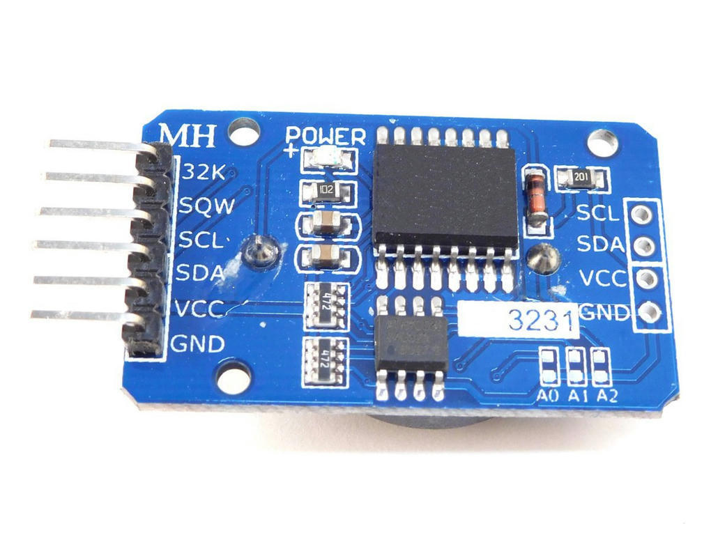DS3231 RTC Module, 32kB Memory, I2C Interface,