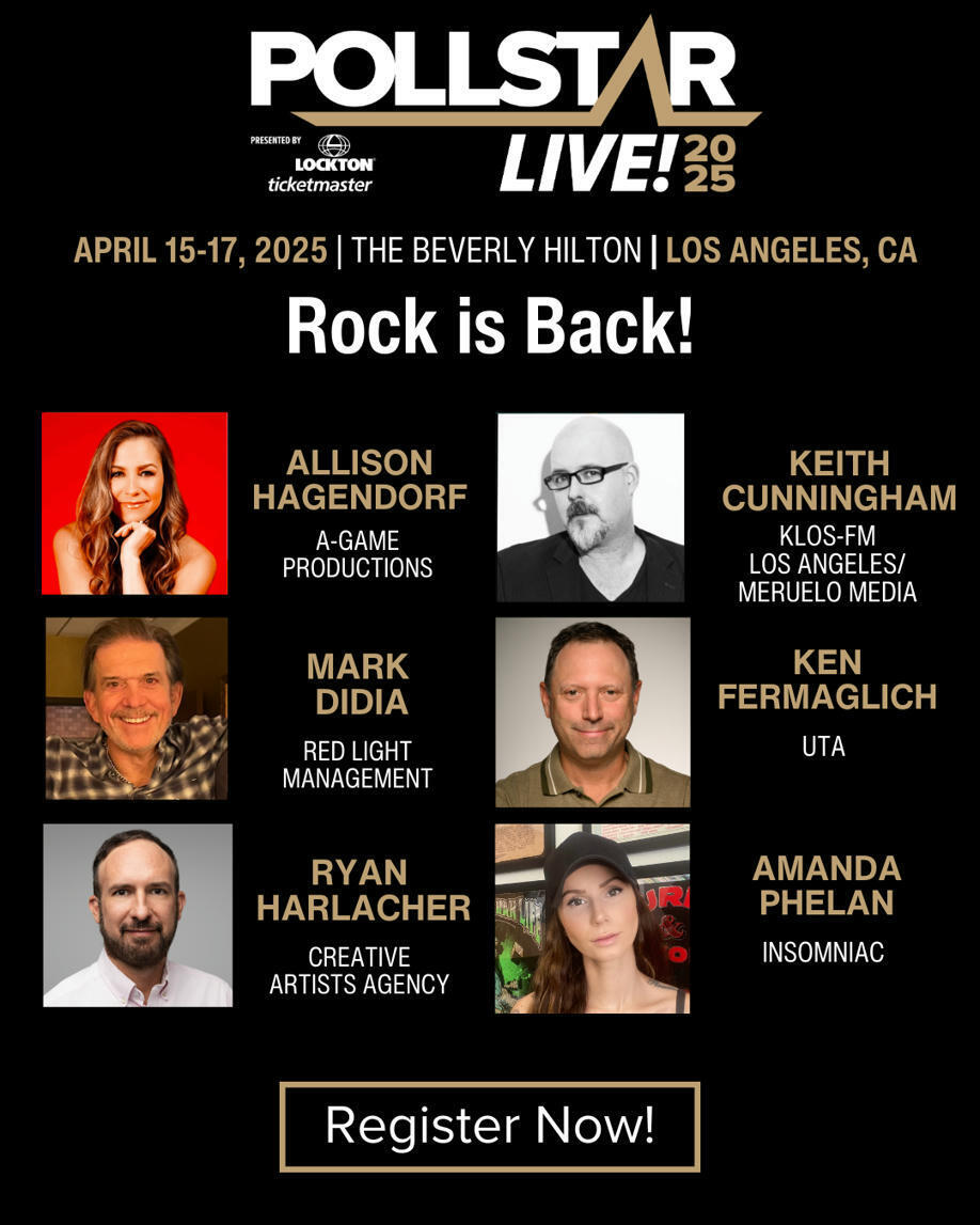 Pollstar Live! Confirms Speakers From Red Light...