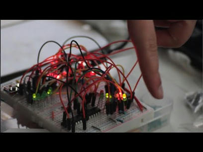 arduino rotating clock divider with logic IC mi...