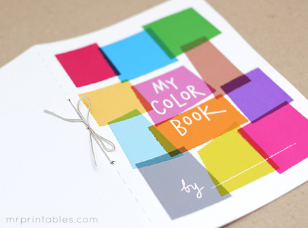 My Color Book | Printable Books | Mr Printables...