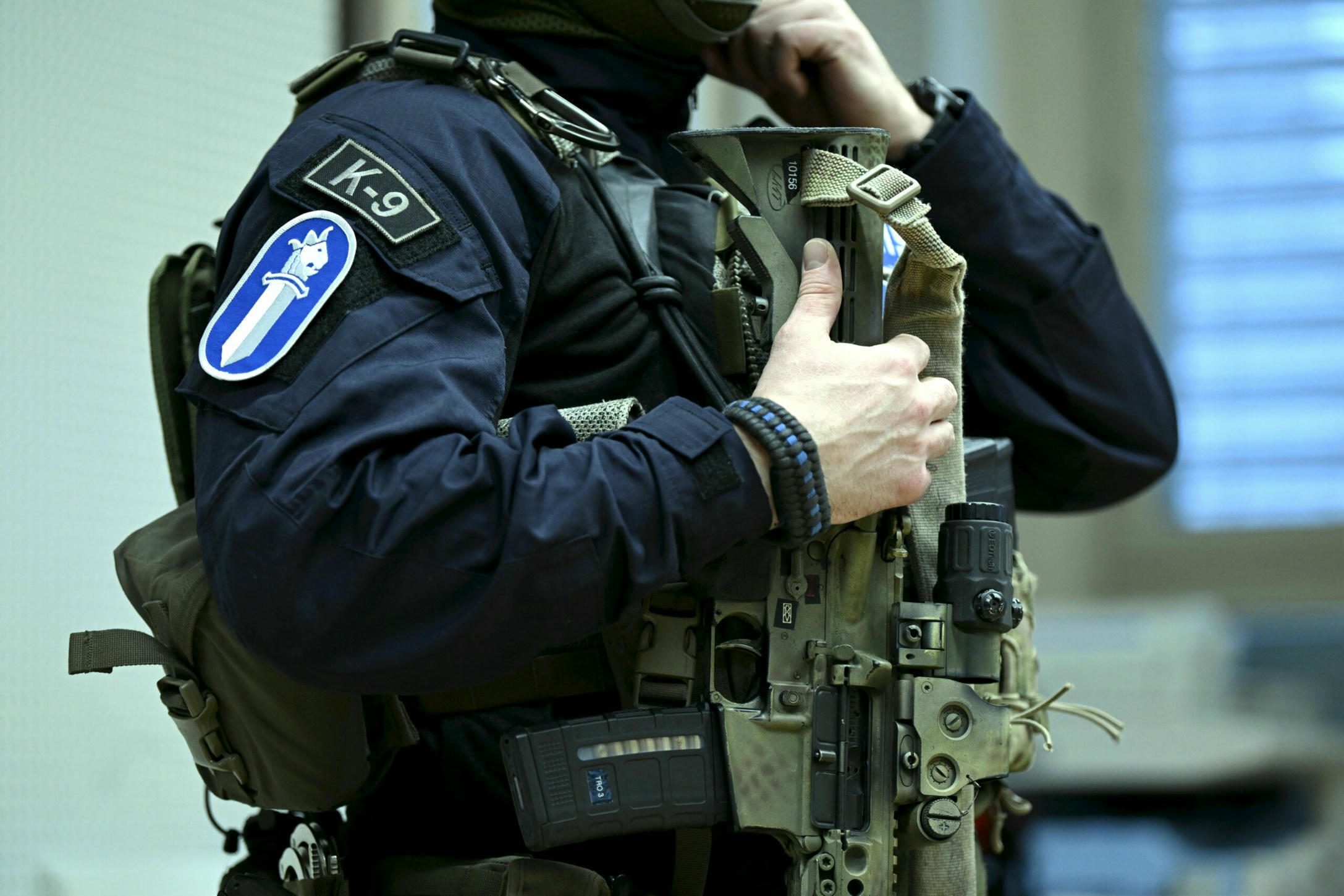 Poliisin Karhu-ryhmä harjoittelee Pirkanma...