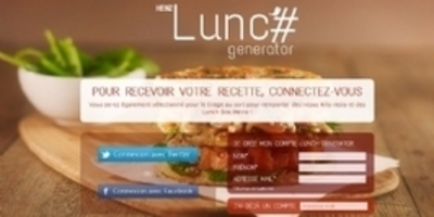 Heinz Lunch Generator ou comment choisir son d&...