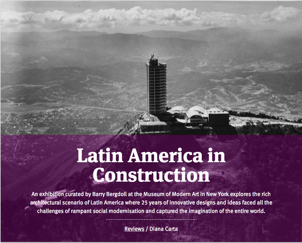 Latin America in Construction: the rich archite...