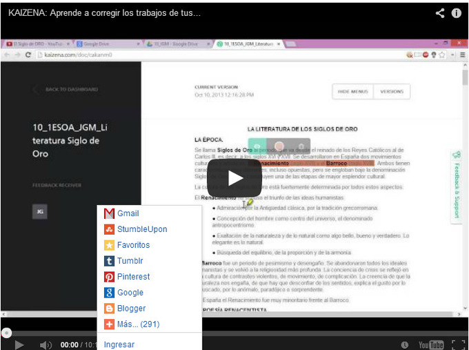 Kaizena. Complemento de Google Drive para realizar correcciones con voz ...