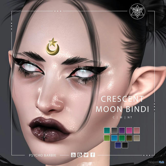 Crescent Moon Bindi Fatpack Teleport Hub Group ...