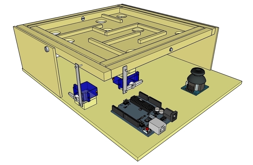 Proyecto Arduino: LABERINTO DE BOLAS OSCILANTE ...