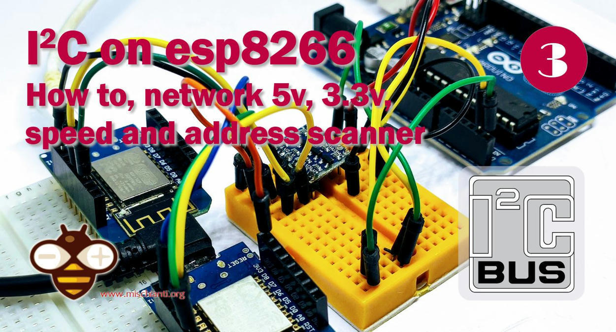 i2c esp8266: how to, network 5v, 3.3v, speed an...