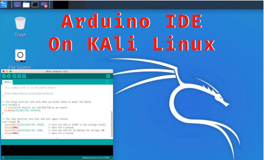 How to install Arduino Software (IDE) on Kali L...