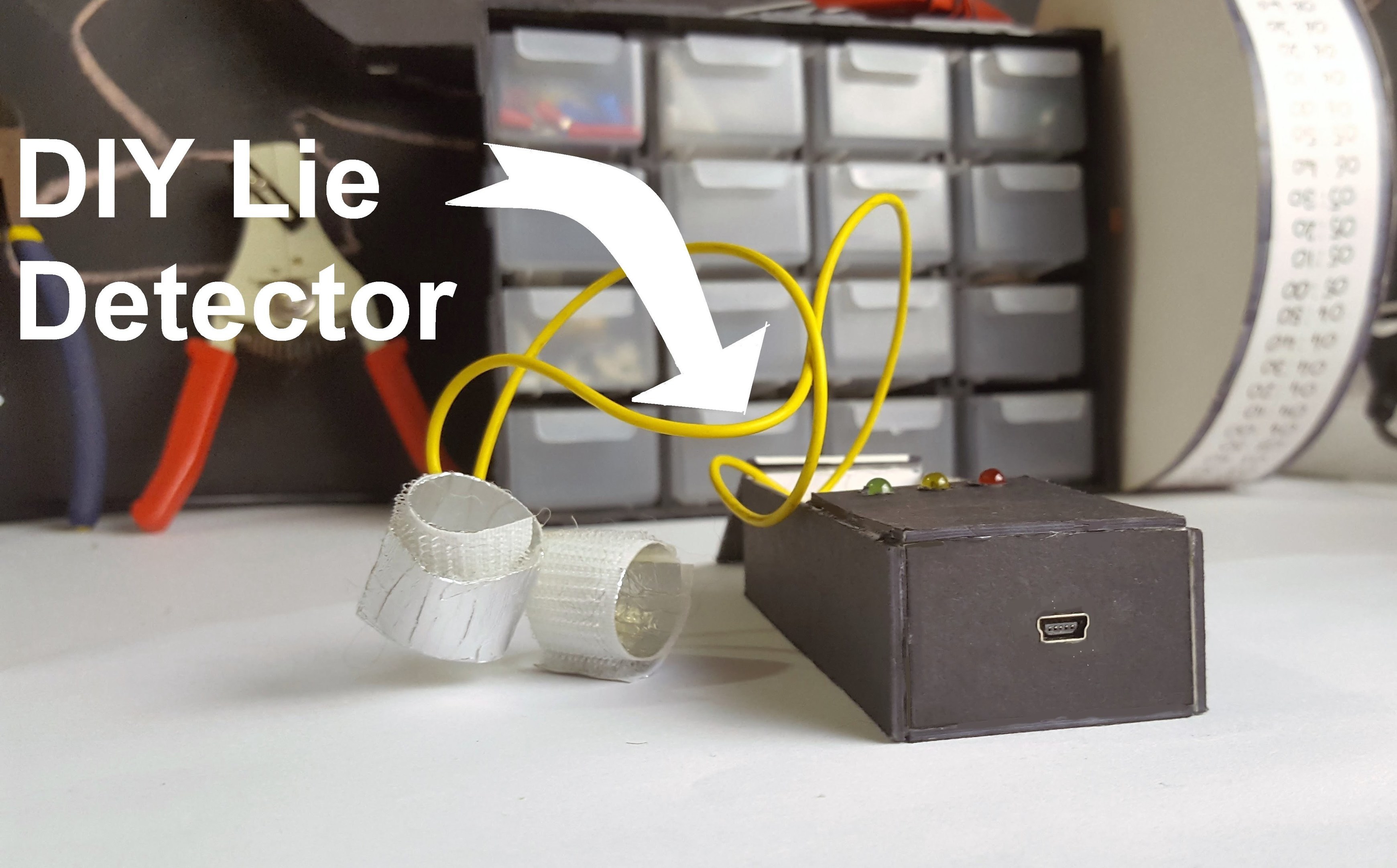 DIY Arduino Powered Lie Detector | tecno4 | Sc...