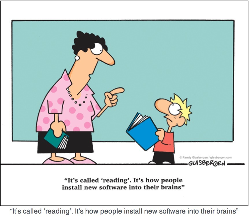 It’s called reading … [cartoon] &n...