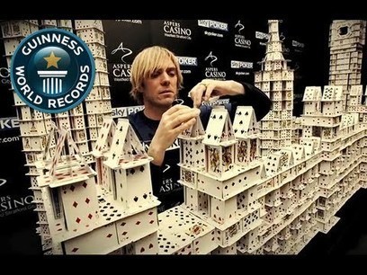 Largest Card Stacking Structure - Record Holder...