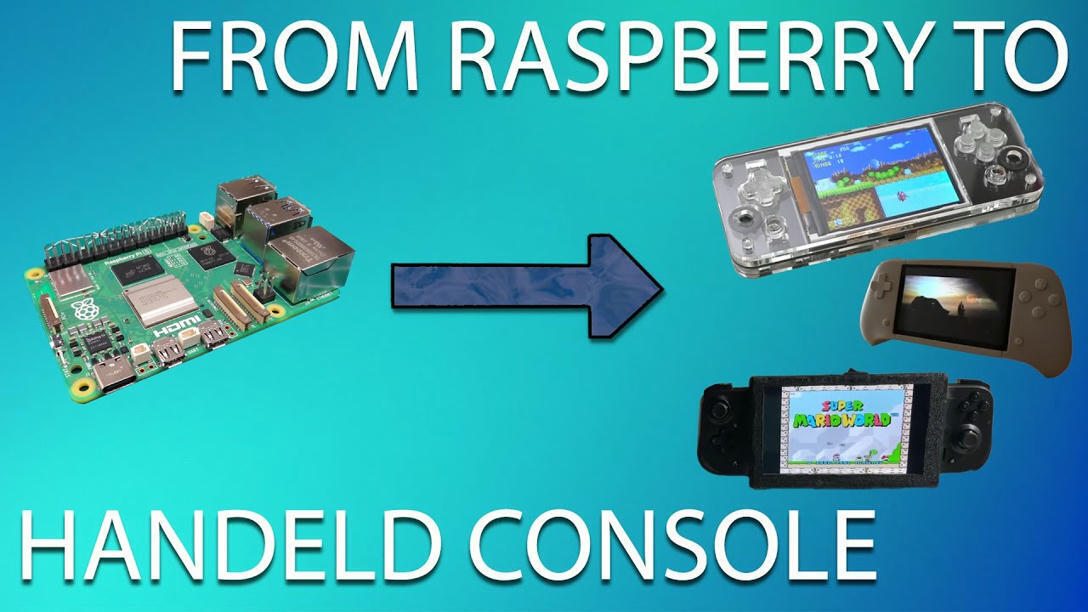 Men Transforming a Raspberry Pi into a Handheld...