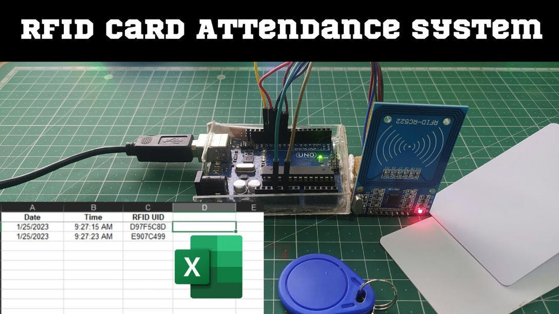 RFID Card Attendance system with Arduino || How...