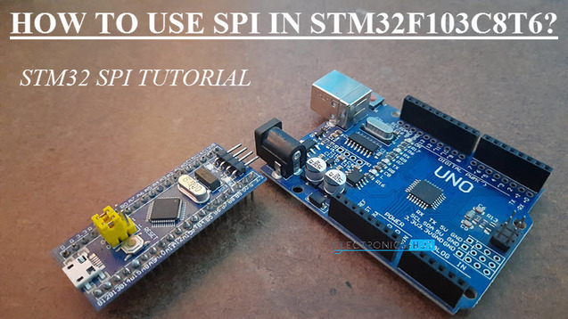 How to use SPI in STM32F103C8T6? STM32 SPI Tuto...