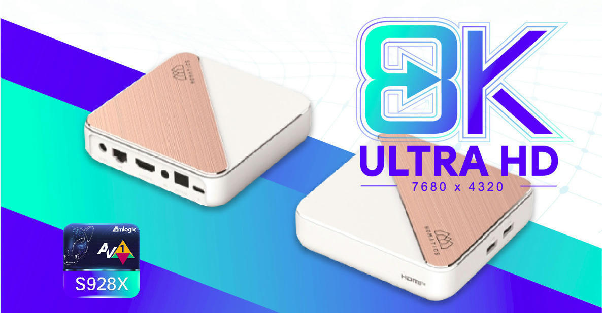 8K TV box powered by Amlogic S928X Cortex-A76/A...