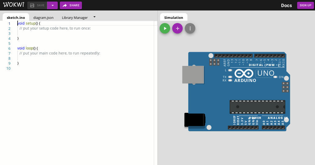 New Arduino Uno Project - Wokwi Simulator | Ras...