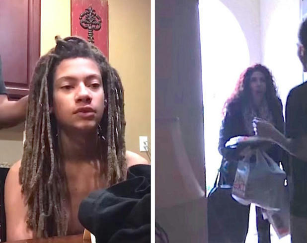 Teen Shocks Mom After Cutting Off His Dreadlock...
