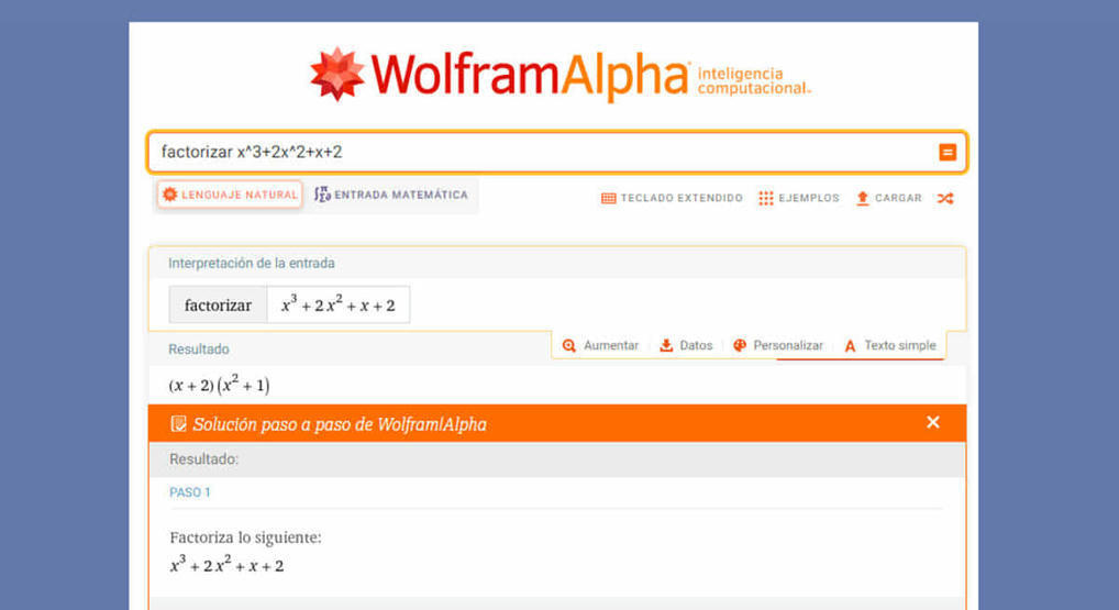 Wolfram Alpha ahora te explica las matemá...