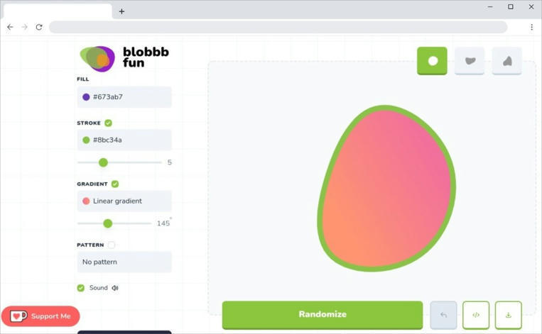 Blobbb Fun: un generador de divertidas formas b...