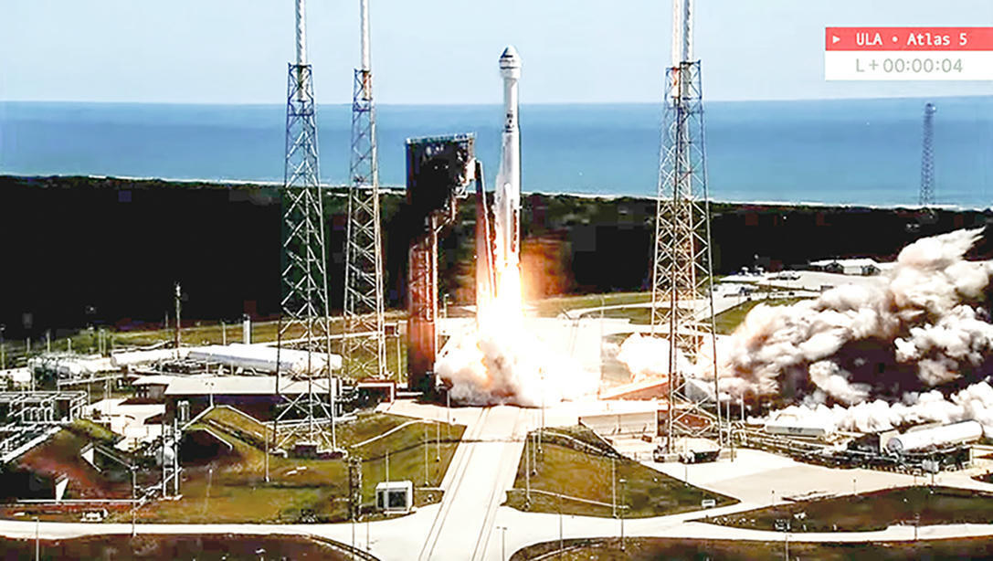 First Ever Manned Boeing Starliner Test Flight ...