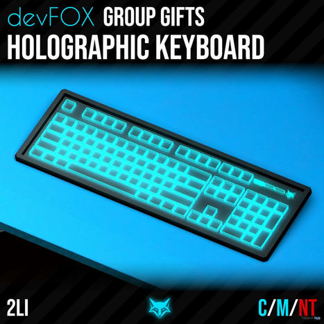 Holographic Keyboard April 2023 Group Gift by d...