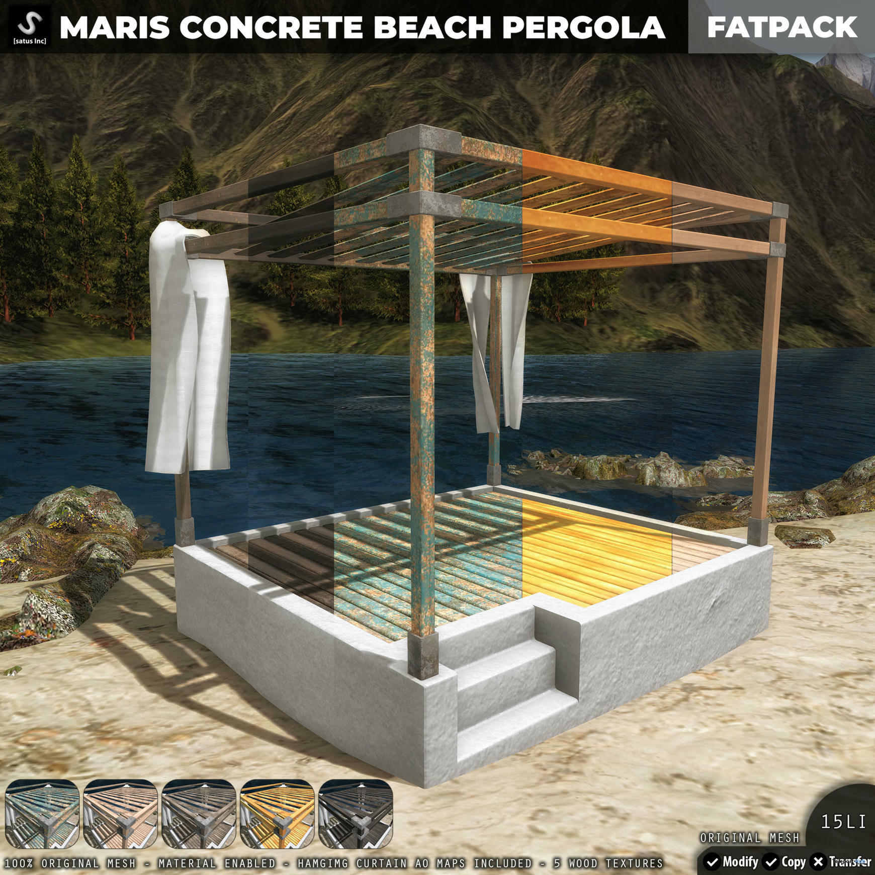 New Release: Maris Concrete Beach Pergola by [s...