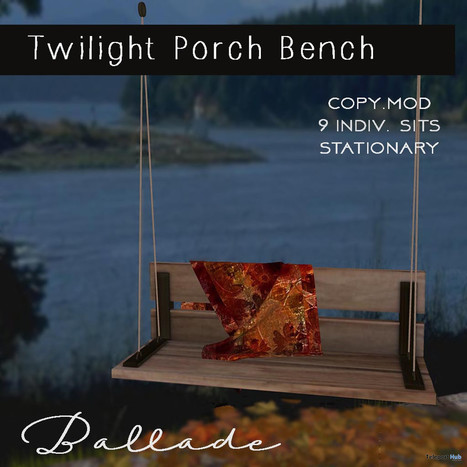 Twilight Porch Bench January 2020 Group Gift by...