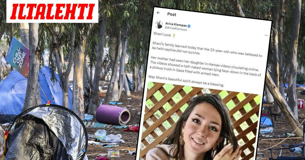 Hamasin kidnappaama 22-vuotias Shani Louk on ku...