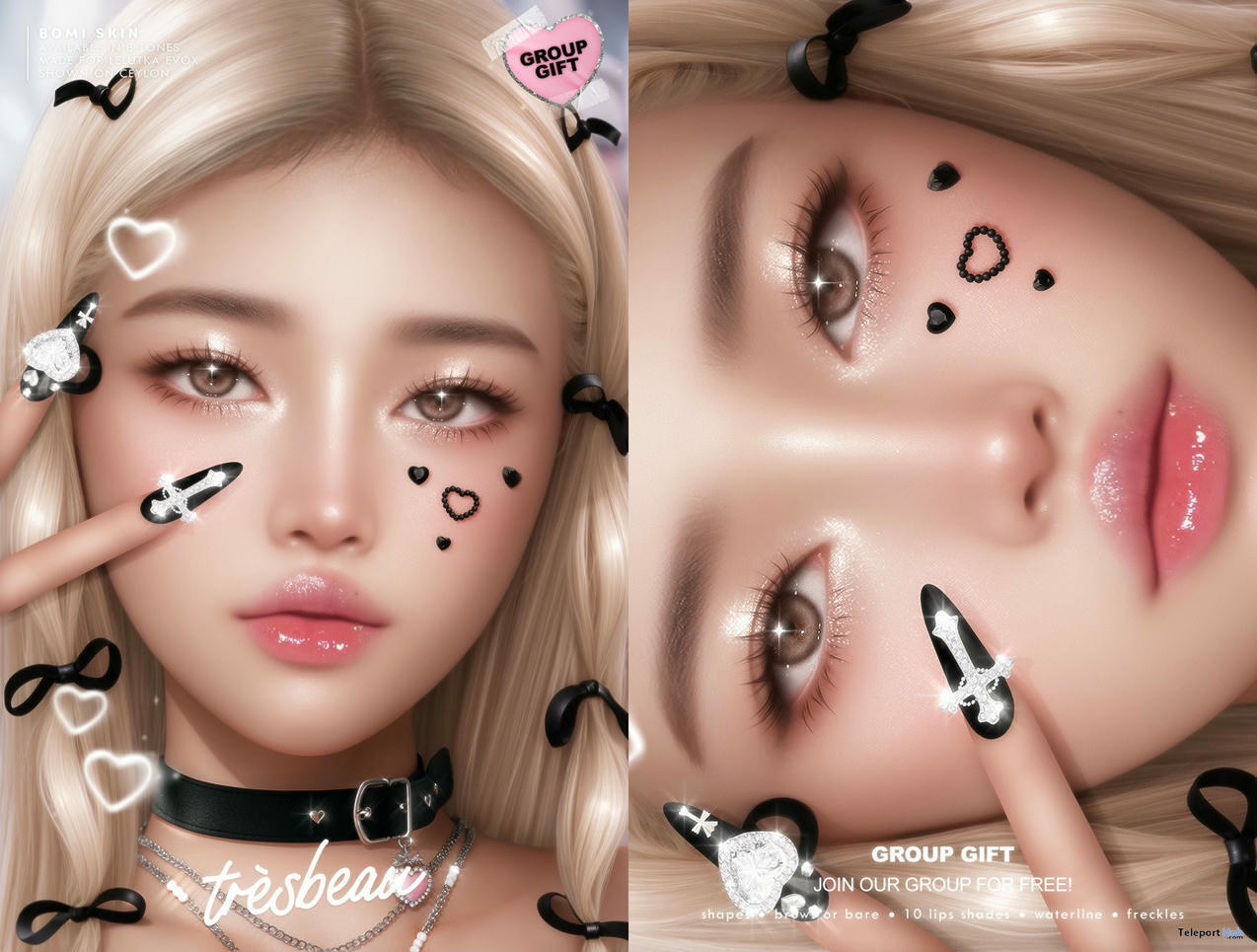 Bomi Skin For Lelutka EvoX November 2024 Group ...