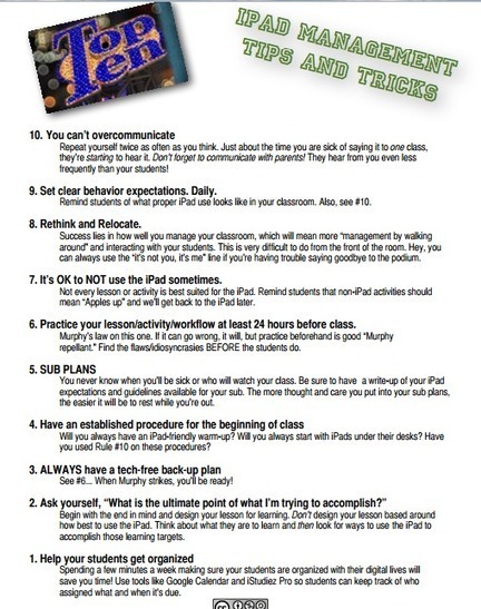 5 Awesome iPad Posters for Teachers | Blended T...