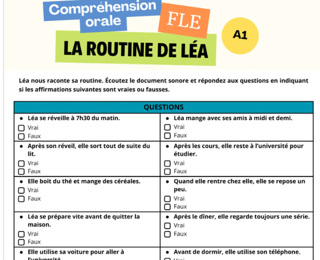 Se présenter en classe de FLE à l...