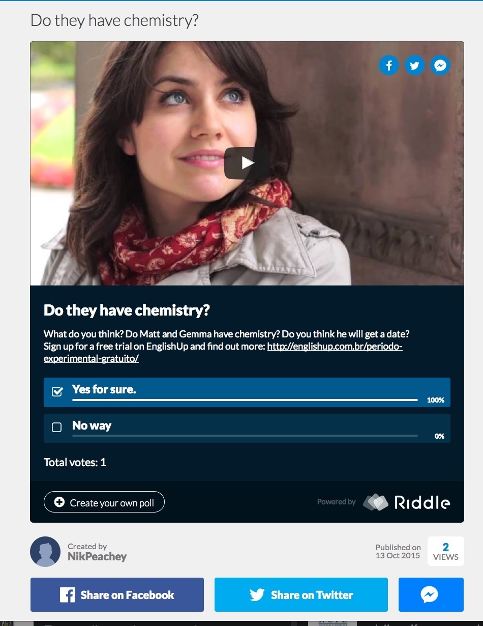 Create polls, lists, quizzes and personality te...