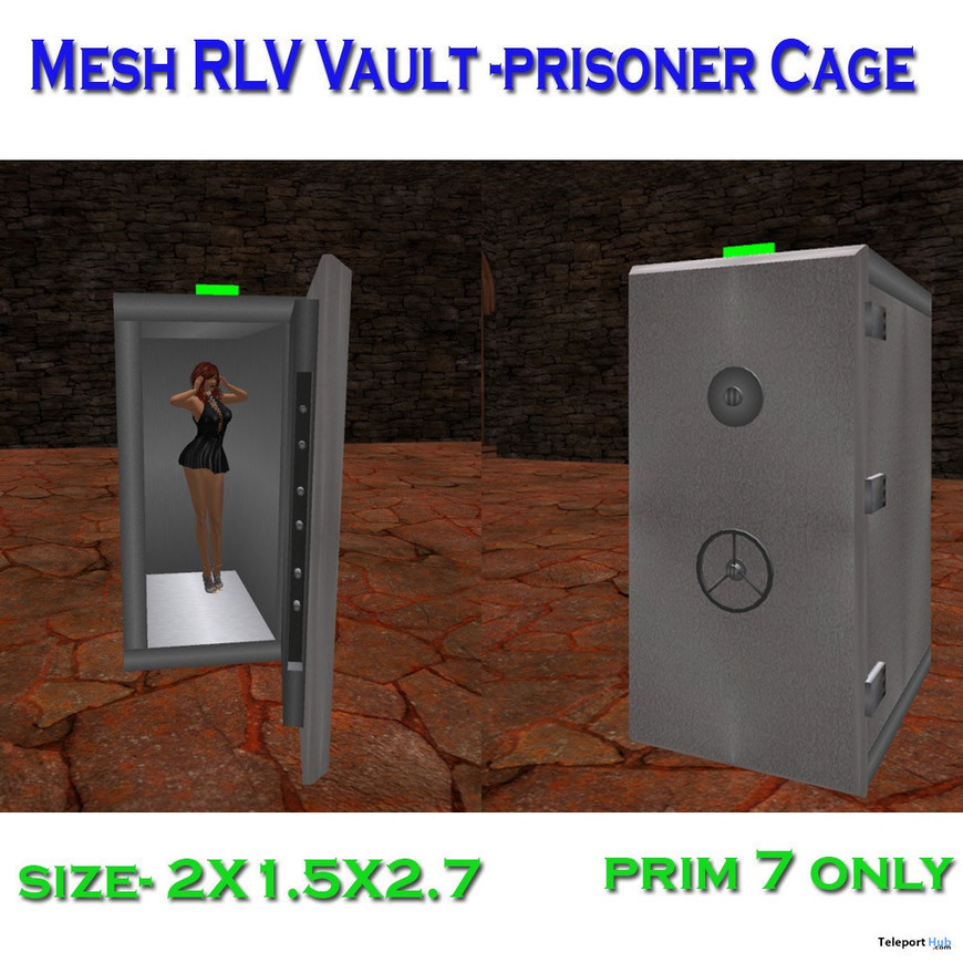 Mesh RLV Vault Cage January 2020 Group Gift by ...
