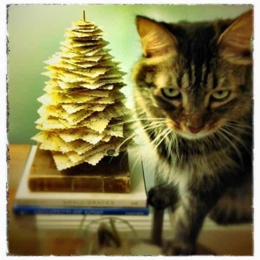 Diy: Make A Paper Pine Tree” From Upcycle...