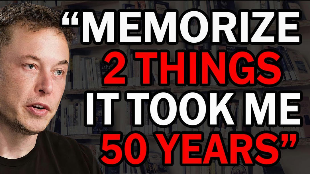 How To Learn Anything, In 1 minute - Elon Musk ...