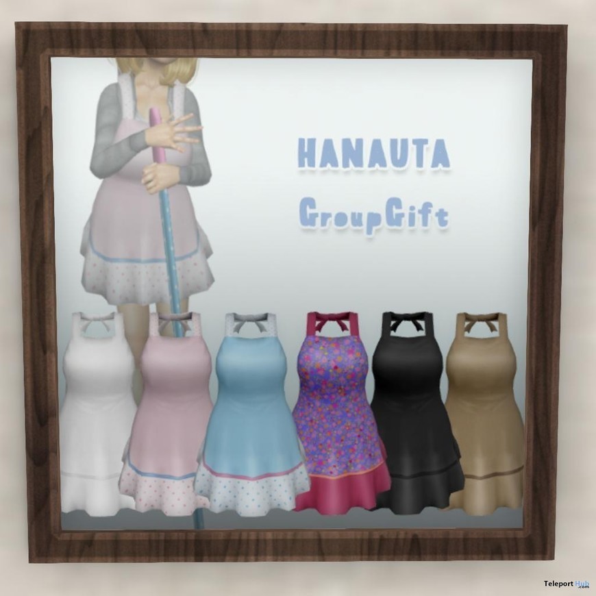 Apron 5 Colors Group Gift by HANAUTA | Teleport...
