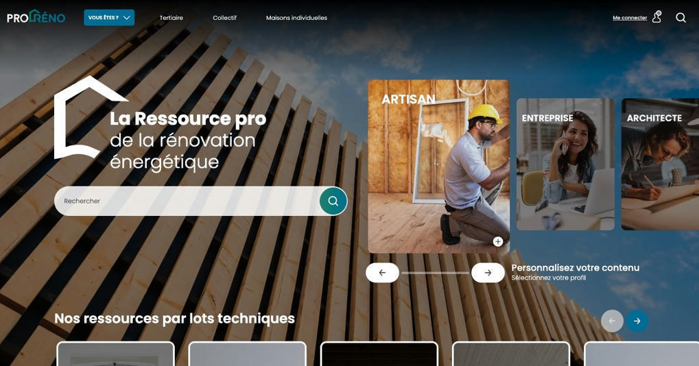 La plateforme Pro'Réno accompagne les pr...
