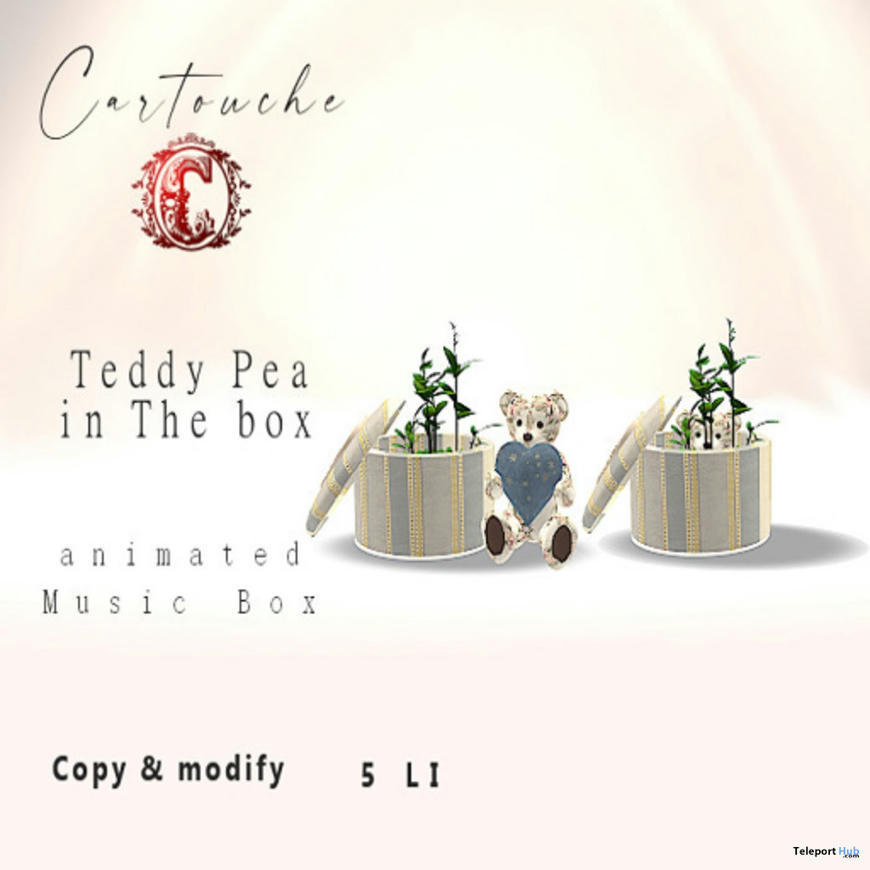Teddy Pea In The Box July 2022 Group Gift by Ca...