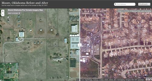 Moore, OK: Before and After Imagery – GEOGRAPHY EDUCATION