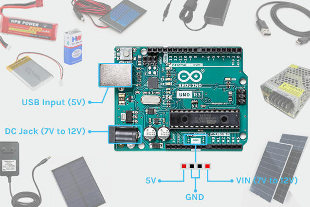 Different Ways to Power Arduino Board - How to ...